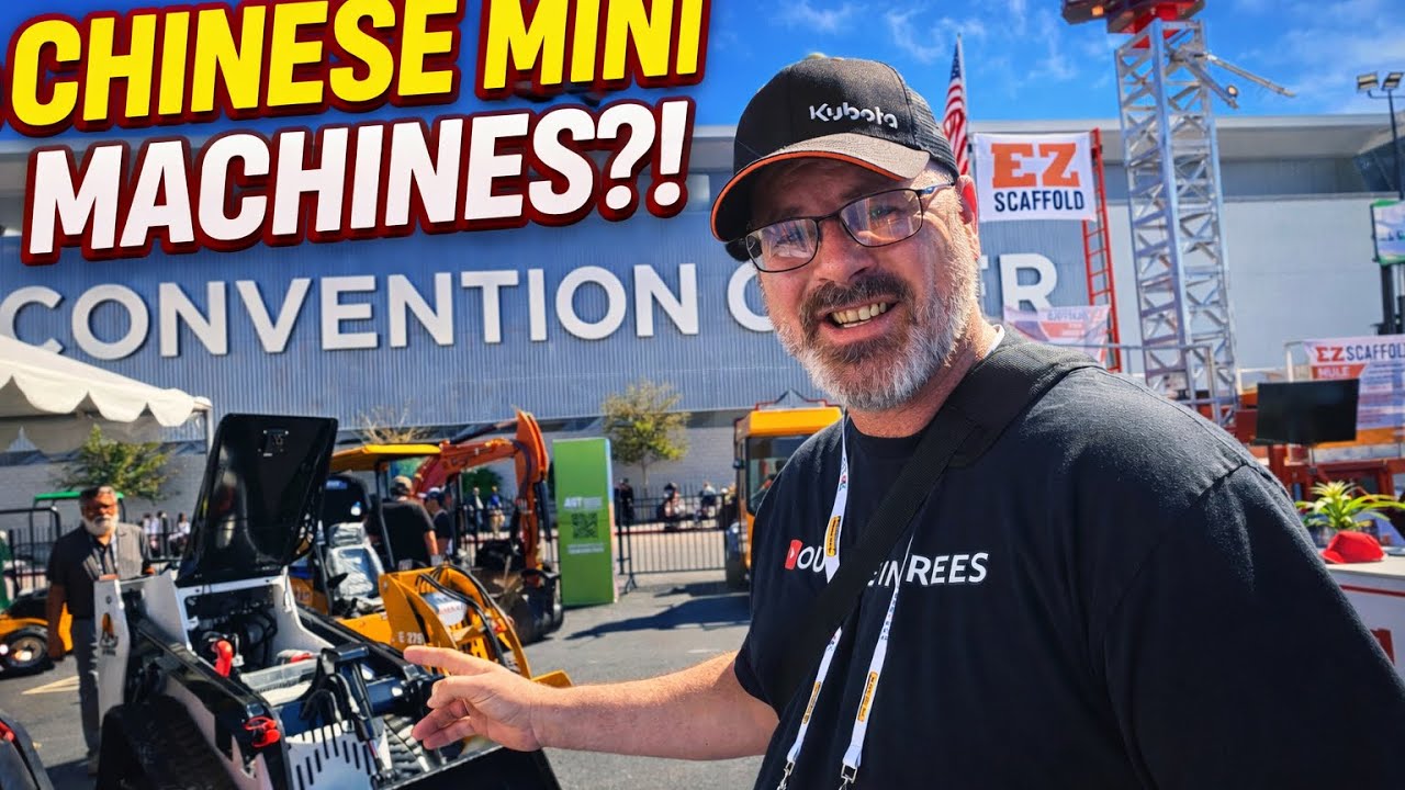 Chinese mini construction machines take over CONEXPO 2026
