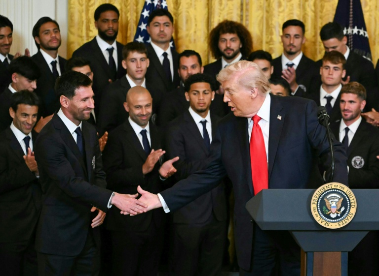 Trump honors Messi and MLS Cup champion Miami teammates