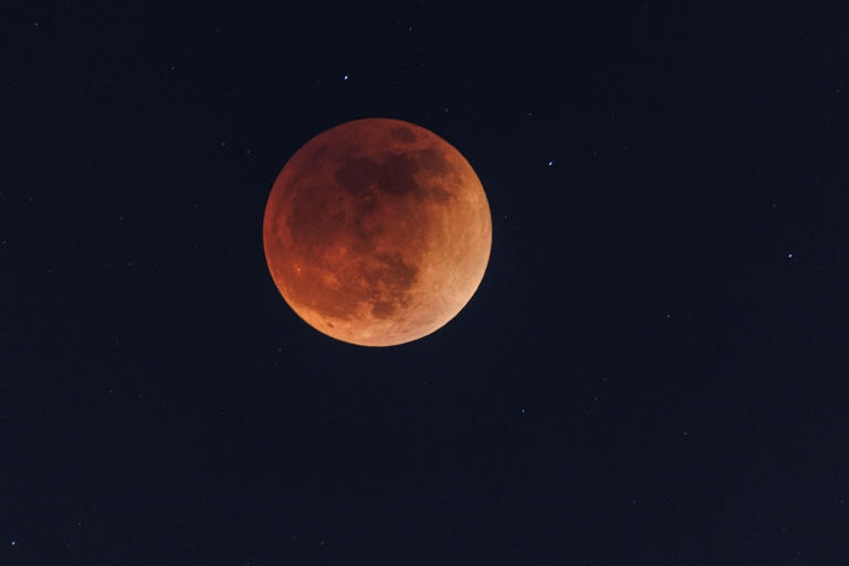 Watch: NASA captures timelapse of the blood moon gracing the sky