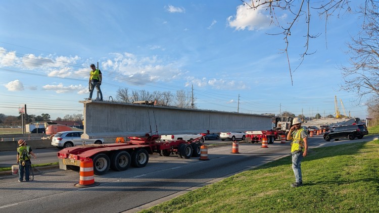 Traffic delays expected as final girders installed on US-231 overpass ...