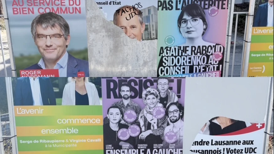 « Ce n'est pas une ville d'UDC »: la guerre des affiches fait rage