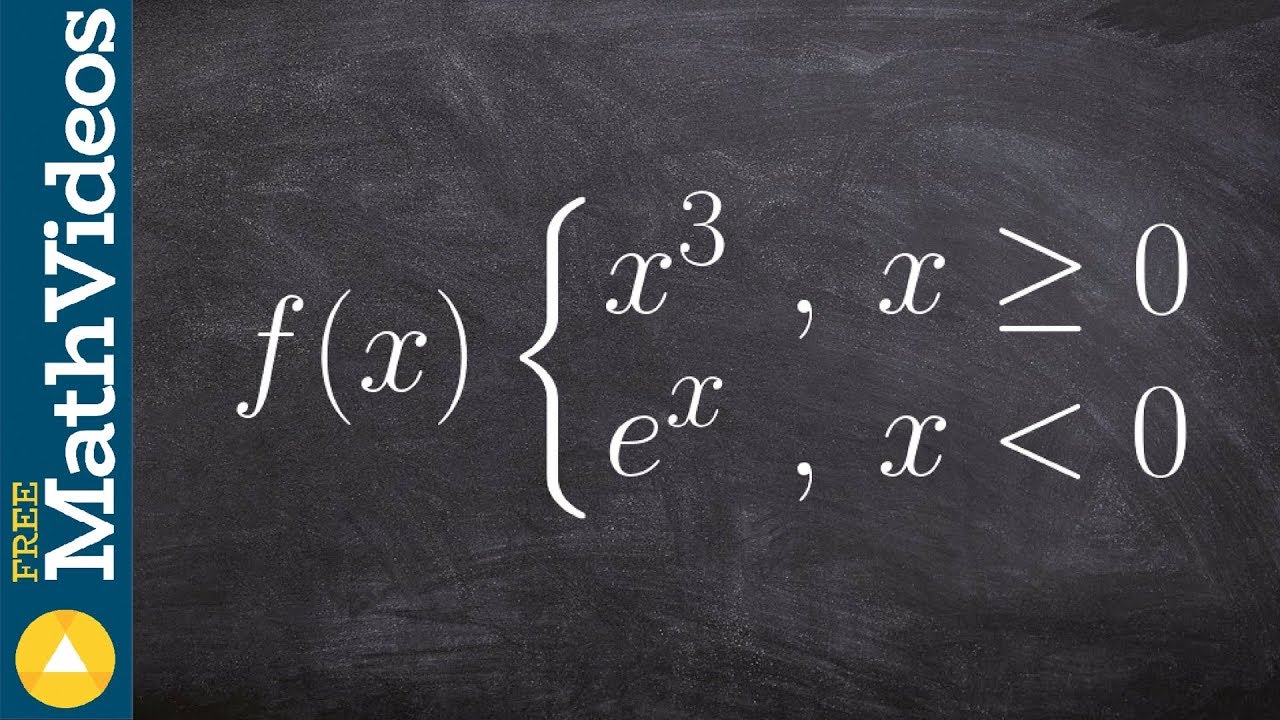 Evaluate a piecewise function with a jump discontinuity