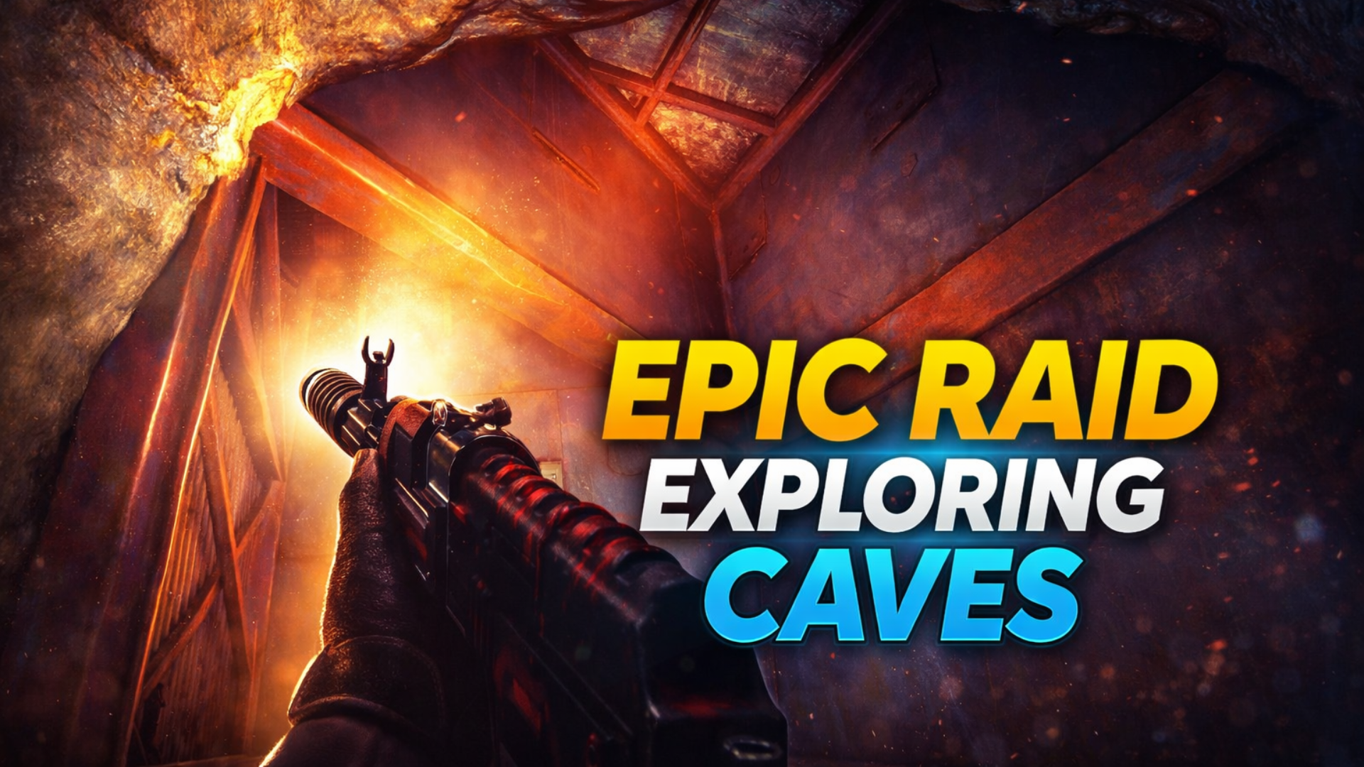 Exploring every cave on the server epic raid adventure