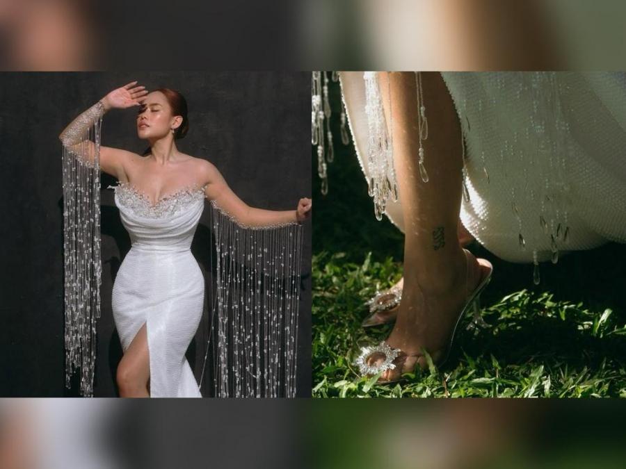 A look at Kim Molina's intricate 'Ocean Goddess' wedding gown by Mak Tumang