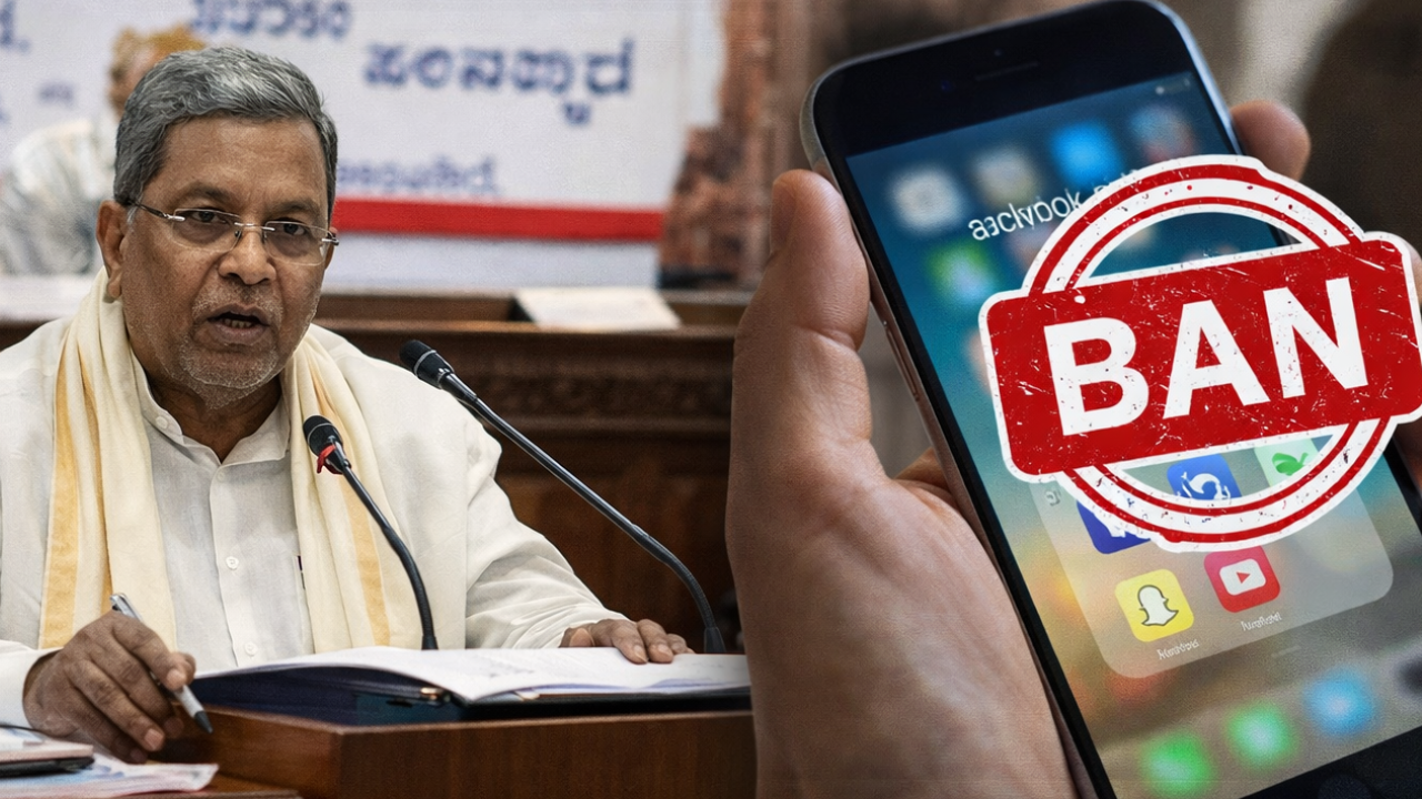 Karnataka to ban social media for children under 16 — CM Siddaramaiah’s ...