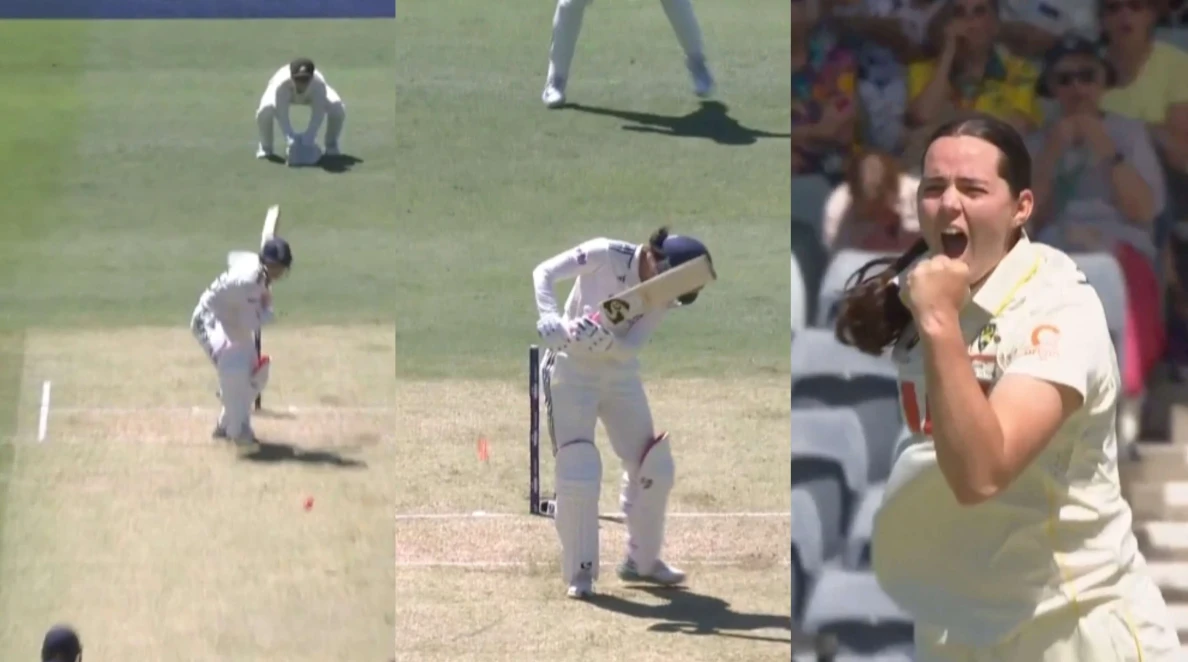 Watch: Debutant Lucy Hamilton cleans up Smriti Mandhana with a ...