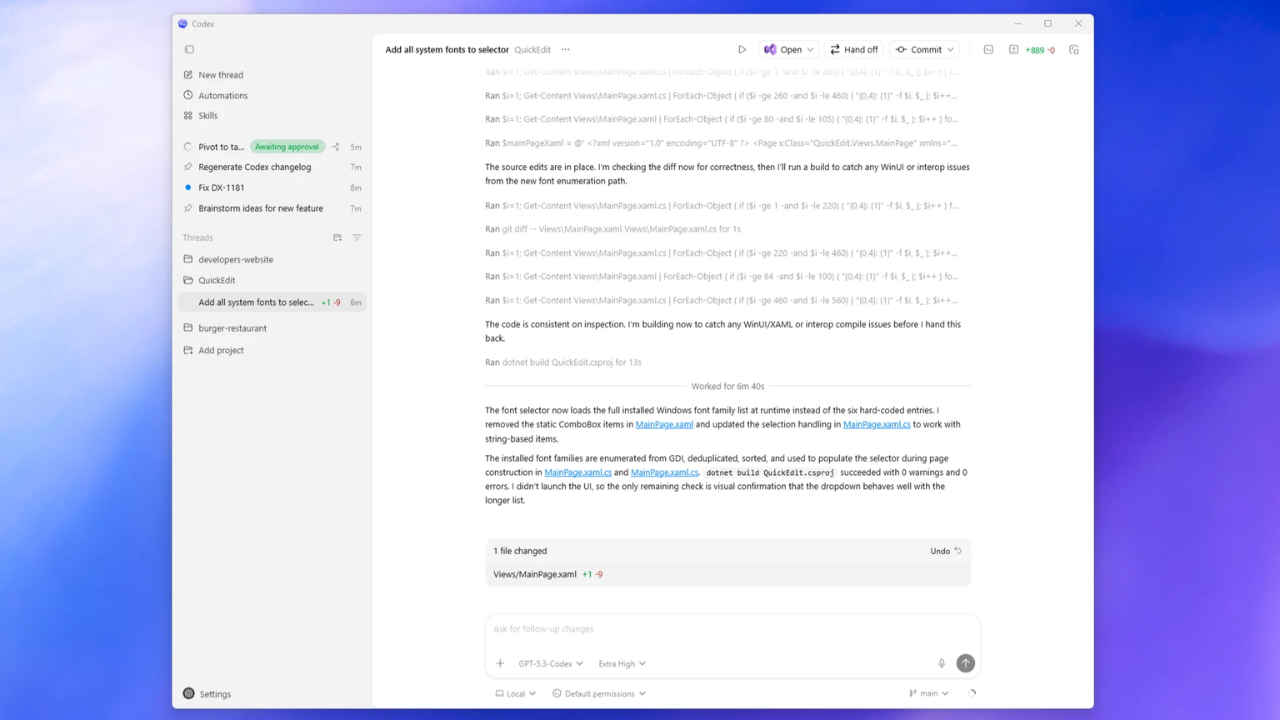 OpenAI Codex app for Windows: What it can do, key features and how it works