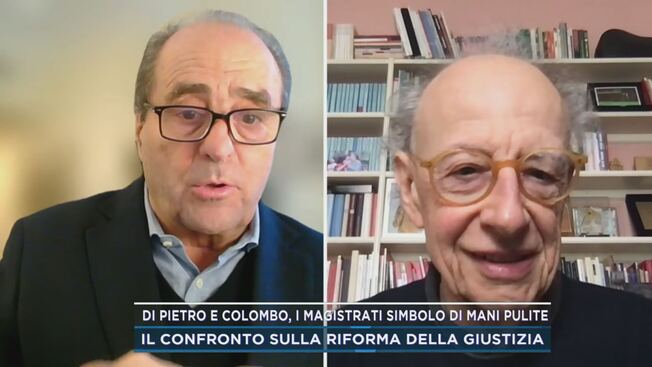 Di Pietro e Colombo, i magistrati simbolo di Mani Pulite
