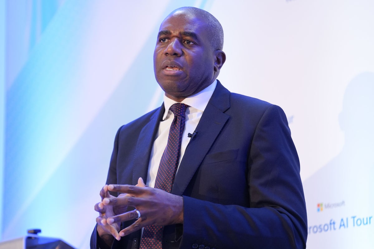 David Lammy says Trump has no right to choose Iran’s next leader