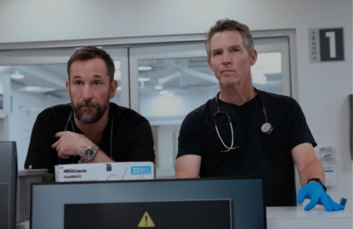 The Pitt star Shawn Hatosy reveals Abbot’s dual role as doctor and SWAT ...