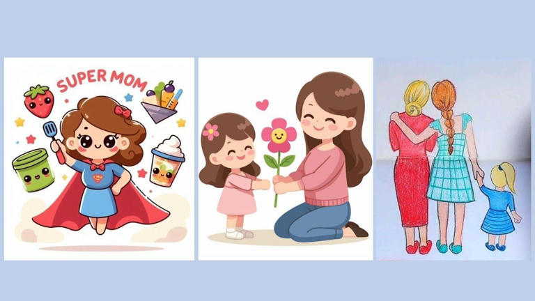 Women’s Day drawing ideas for kids: Simple sketches celebrating ...