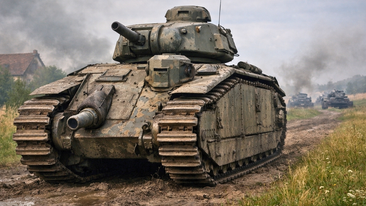 France’s Char B1 before the fall, why one of the world’s strongest ...
