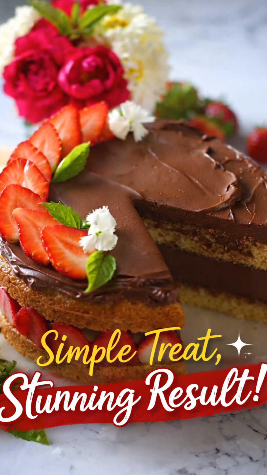 This sweet treat looks simple but wait until you see the result