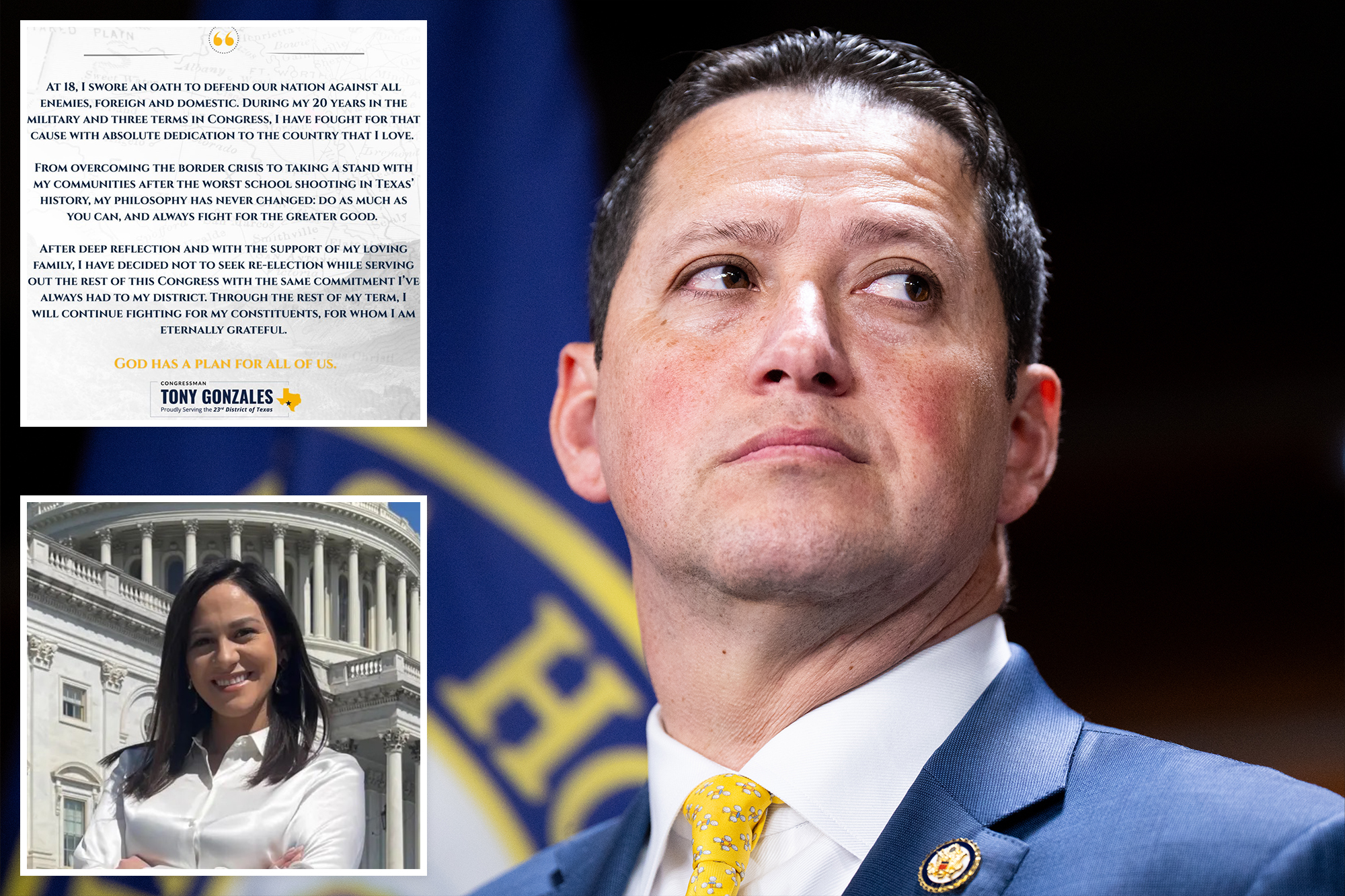 Texas Rep. Tony Gonzales drops out of runoff race for reelection — day ...