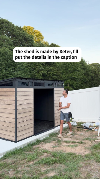 Building a backyard shed completely from scratch