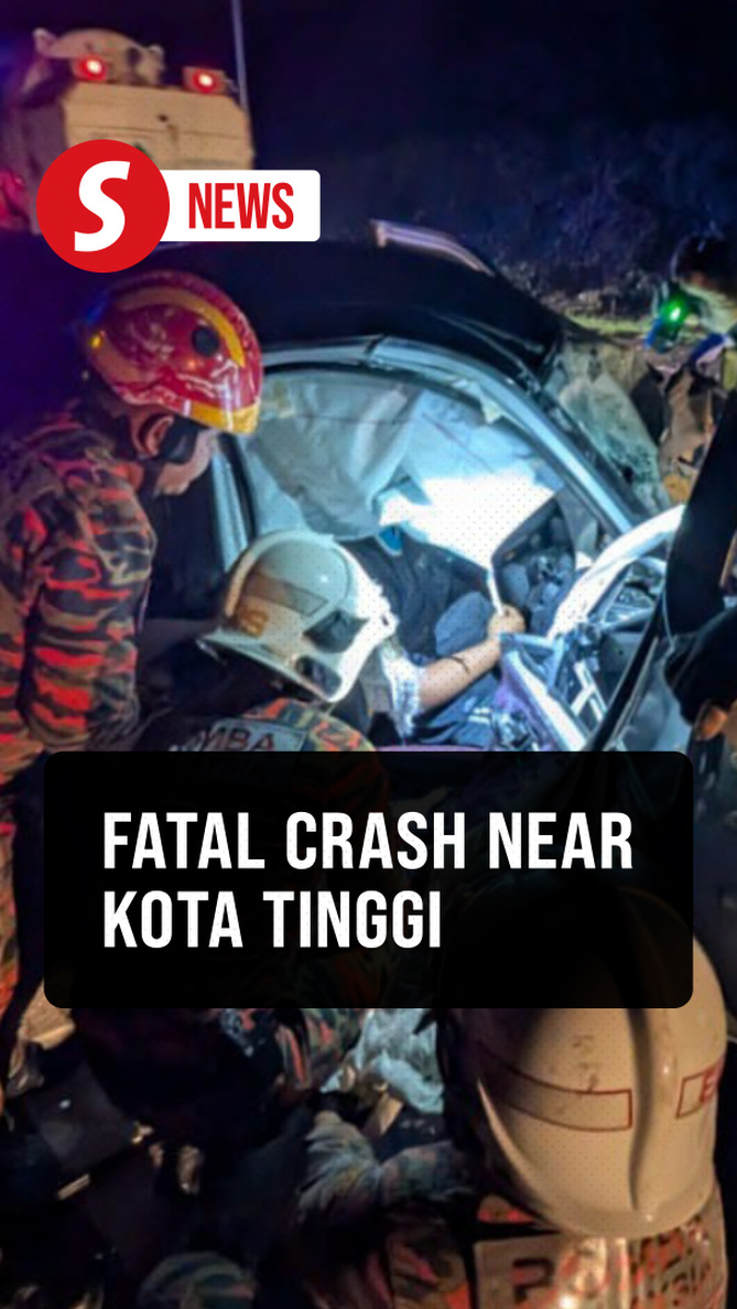 Man killed in collision with lorry near Kota Tinggi