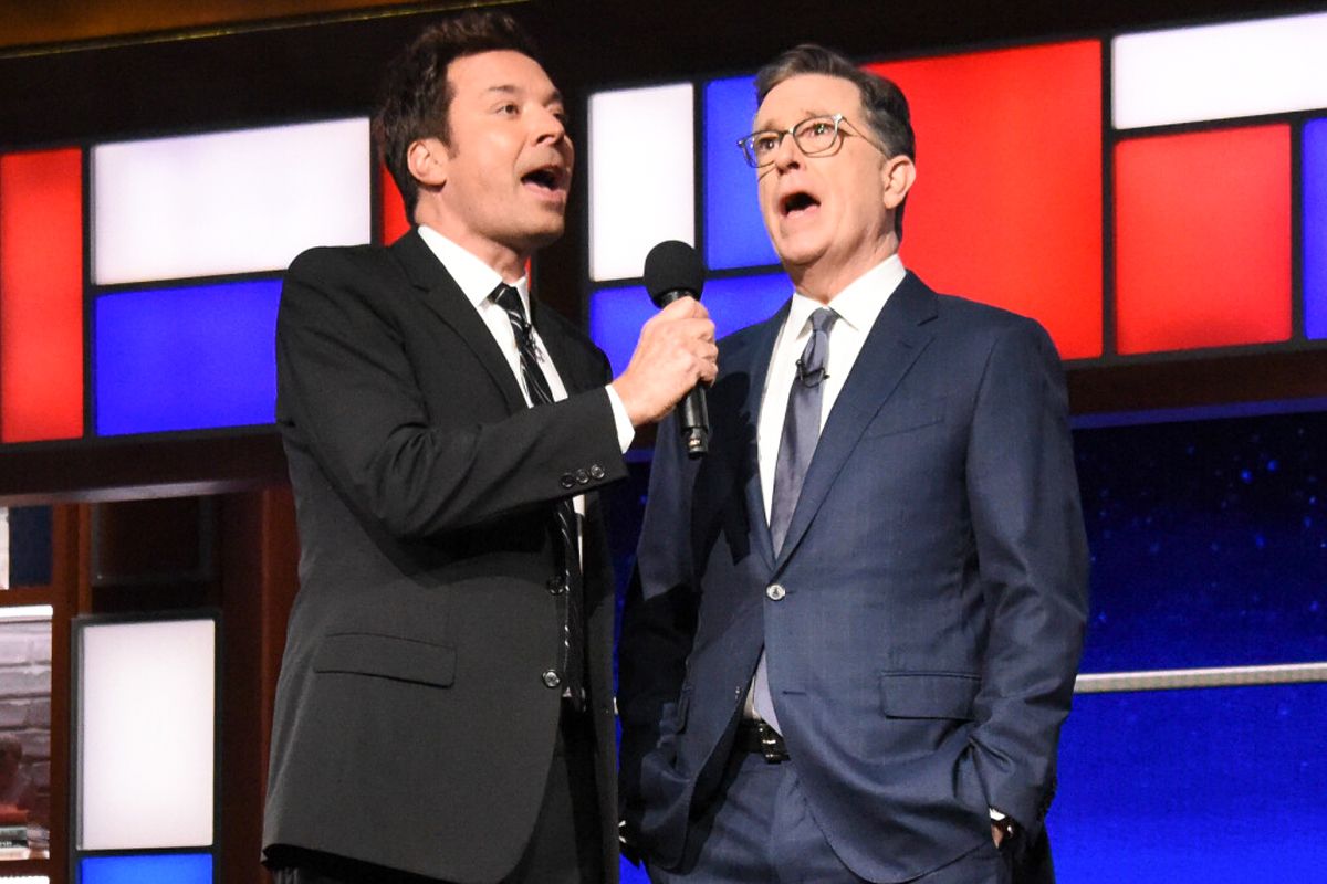 Jimmy Fallon serenades "Late Show" host with 'Stephen's Way': 'CBS ...