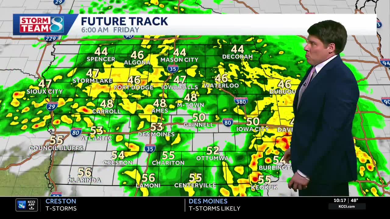 Iowa weather: Friday storms pack potential for hail, strong winds, few ...