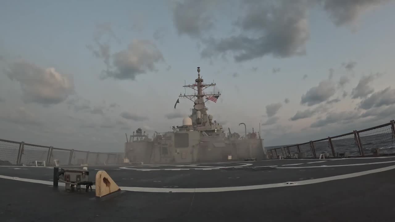 USS Mahan launches Tomahawk missiles at Iran as conflict rages