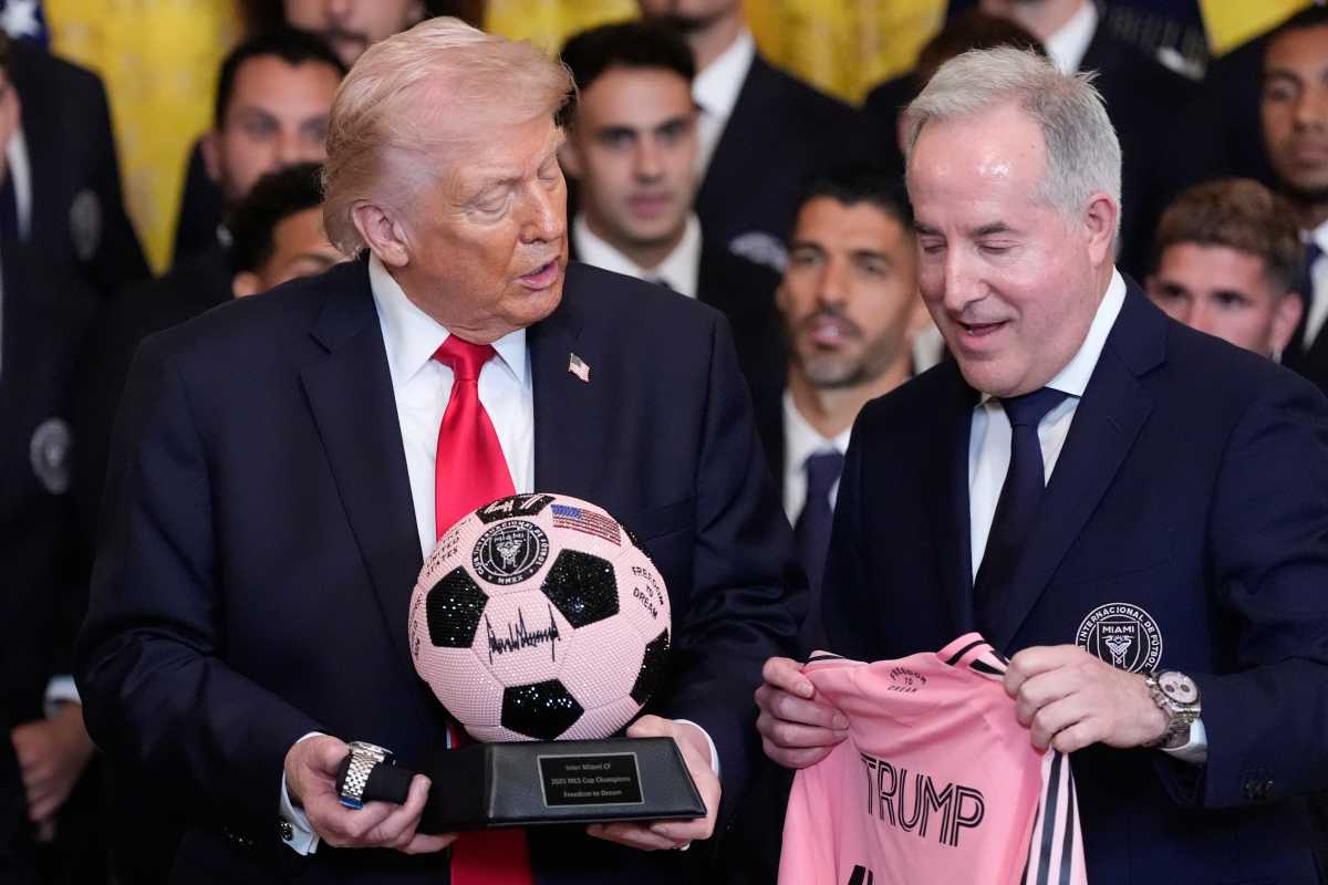 Inter Miami gifts Trump '47' jersey, watch and signed soccer ball ...