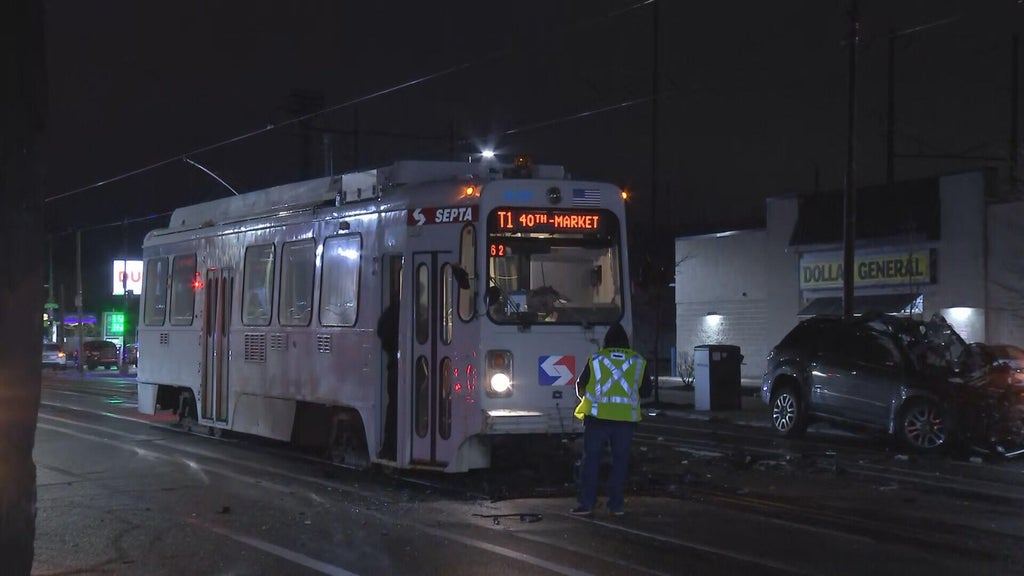 Man dead, 2 others injured after SEPTA trolley, SUV collide in West ...