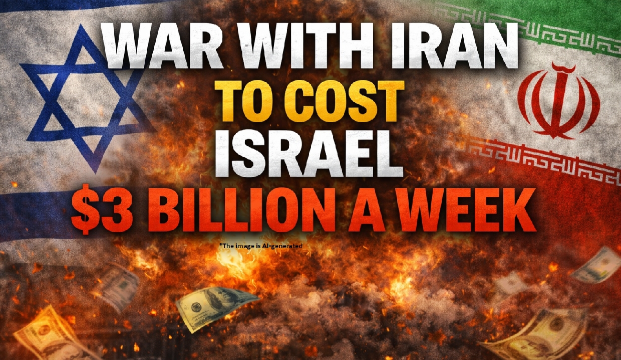War with Iran to cost Israel $3 billion a week