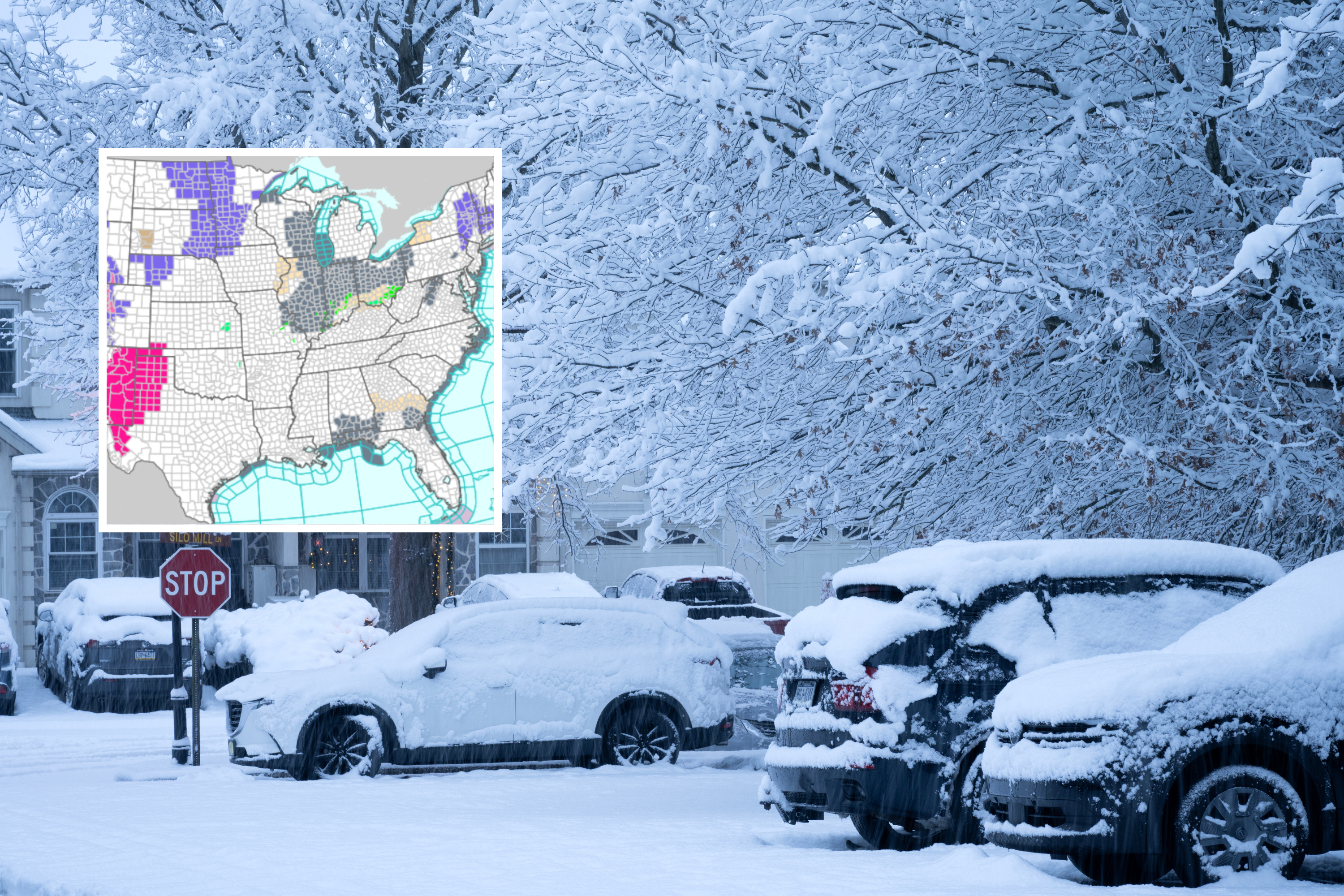 Heavy snow warning as 14 inches set to hit: "Very difficult"