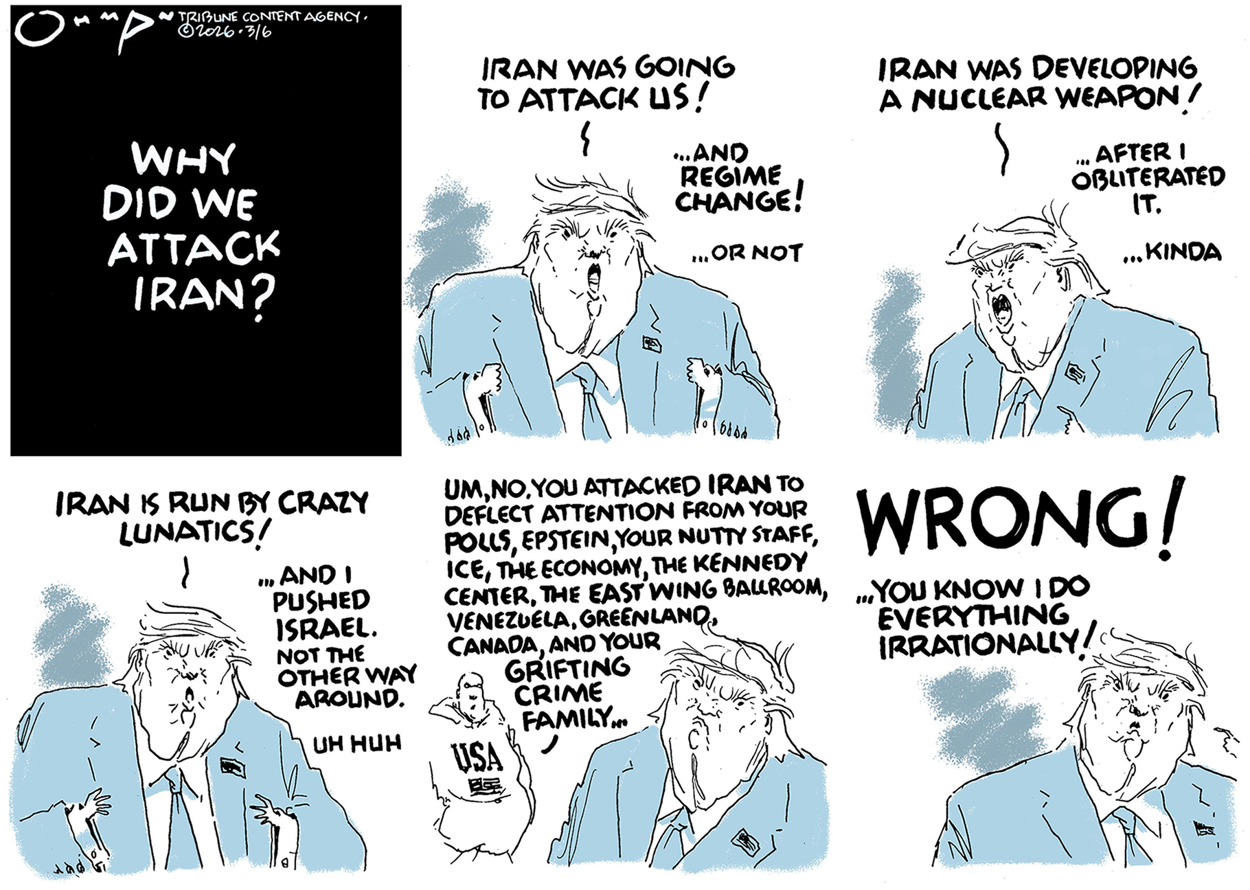 Opinion: The latest political cartoons