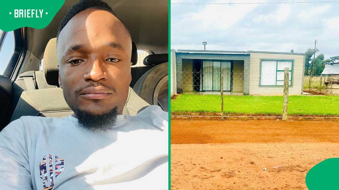 Gauteng man’s shack with LED panels, mounted TV and a garage has SA ...