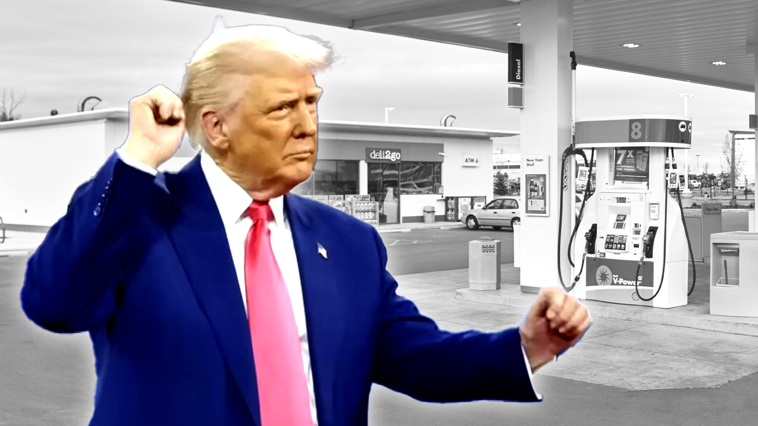 Gas jumps 26.8 cents in a week, Trump says if they rise, they rise