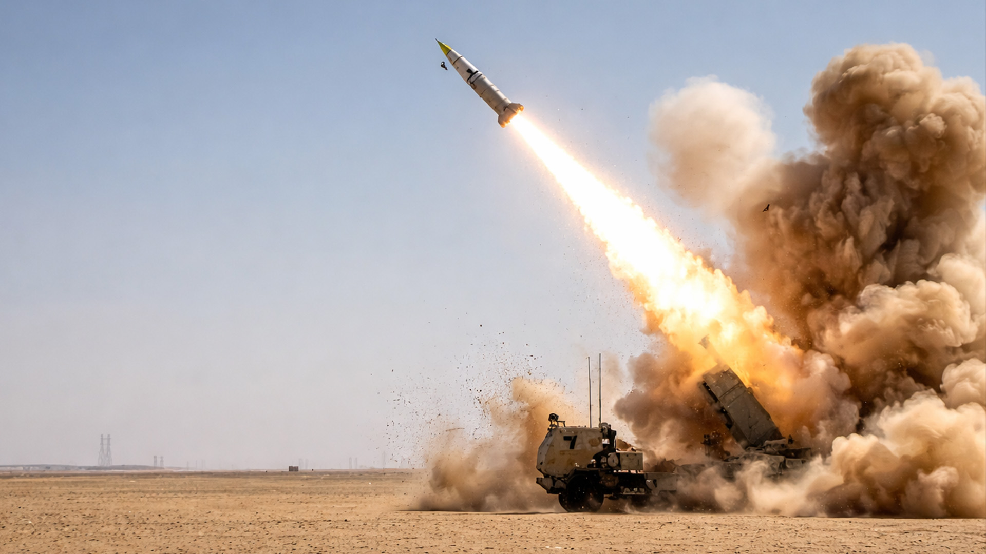 US Army High Mobility Artillery Rocket Systems in action