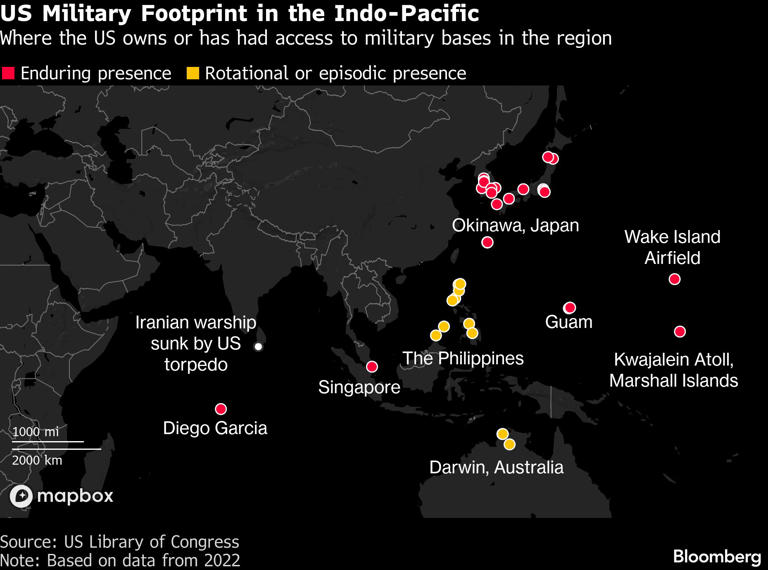 Why the US torpedo attack on an Iranian warship matters, in maps
