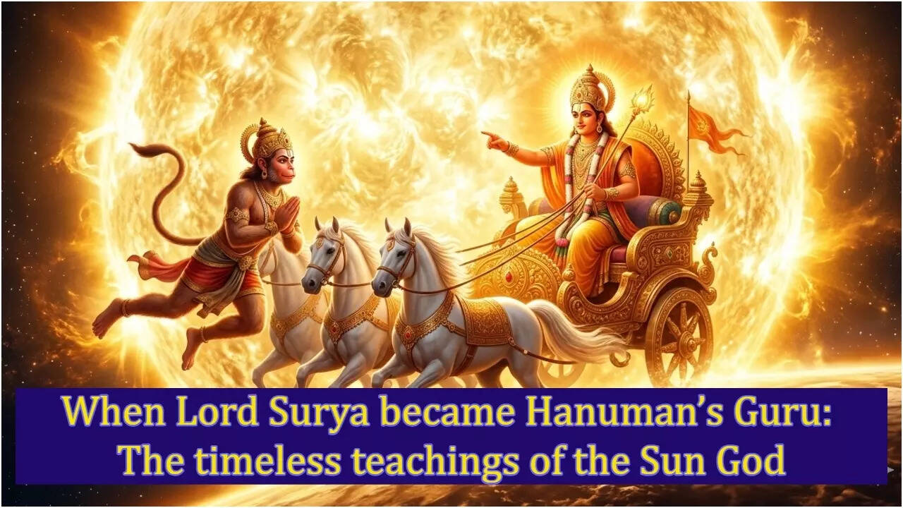 When Lord Surya became Hanuman’s guru: The timeless teachings of the ...