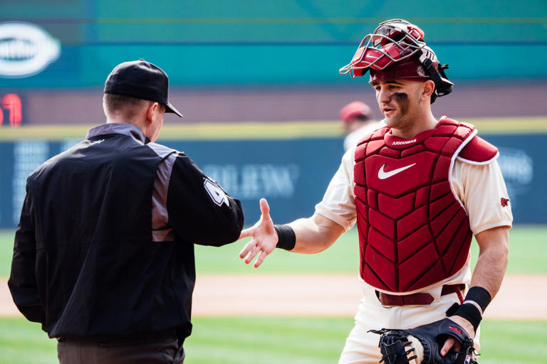 What channel is Arkansas baseball vs Stetson on today? Time, TV schedule