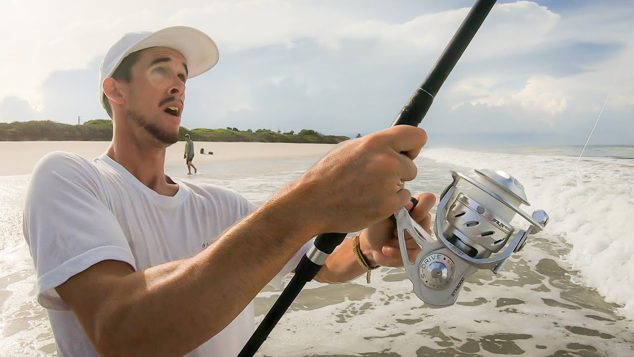 When a simple shoreline cast turns into a fight with a sea beast