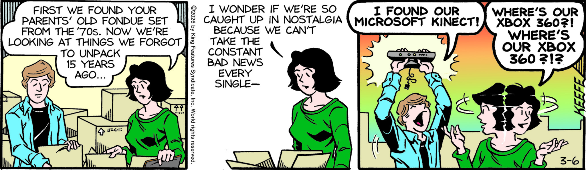 Sally Forth by Francesco Marciuliano; drawn by Jim Keefe