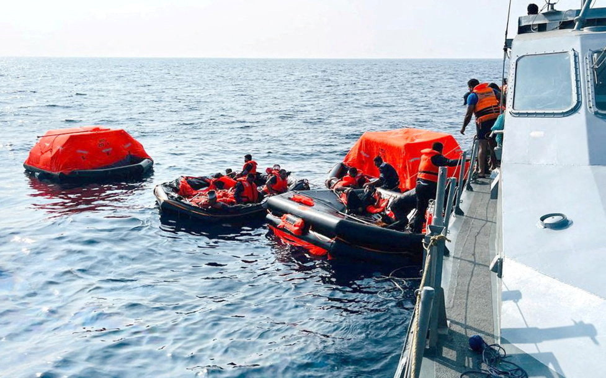 Sri Lanka takes control of Iranian ship, brings crew to shore