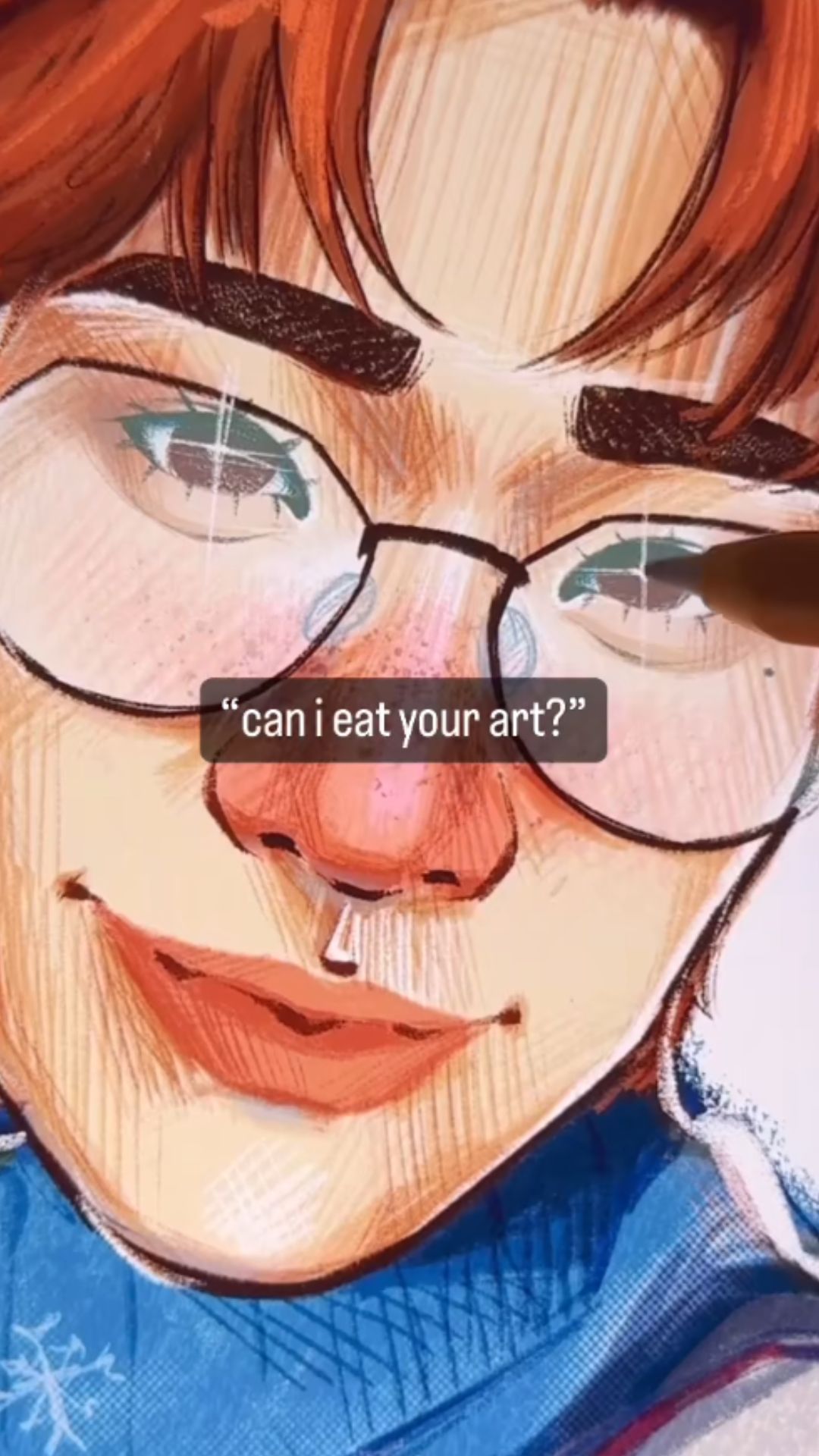 Yeah you can eat it digital art humor and creativity