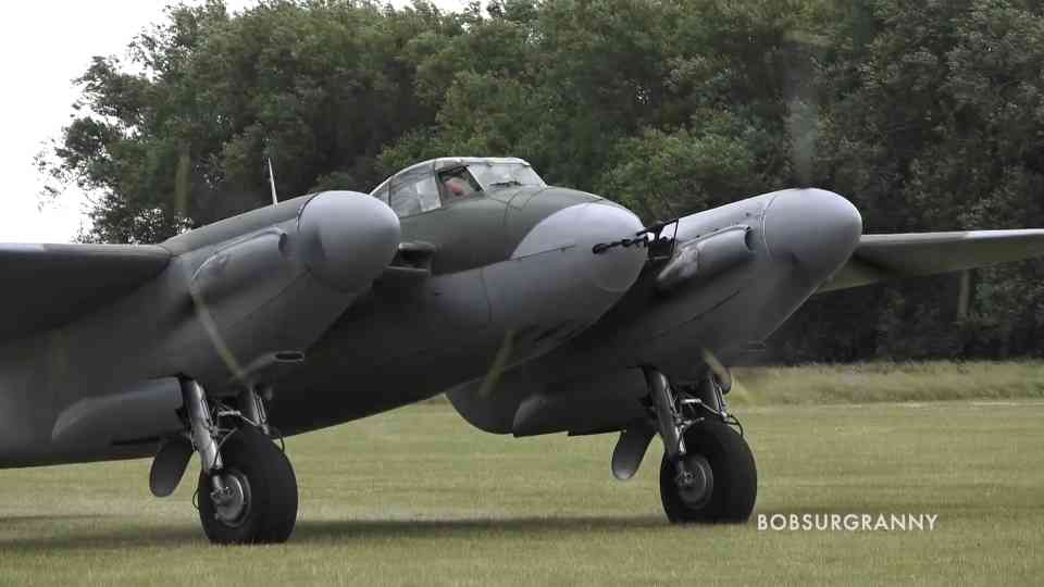 The second ‘Just Jane’ starts its iconic Rolls-Royce Merlin engines