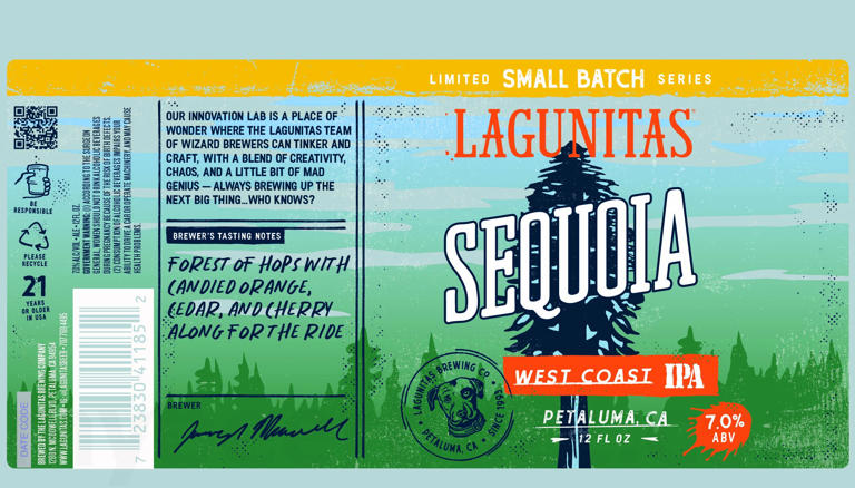 Lagunitas Brewing prepares to launch Sequoia, a new West Coast IPA for 2026