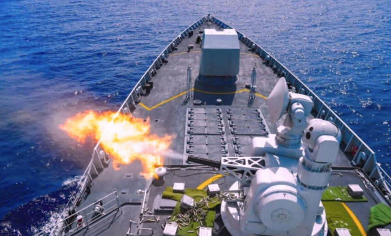 China’s 11,000-ton destroyer fires jamming missiles near Taiwan in ...
