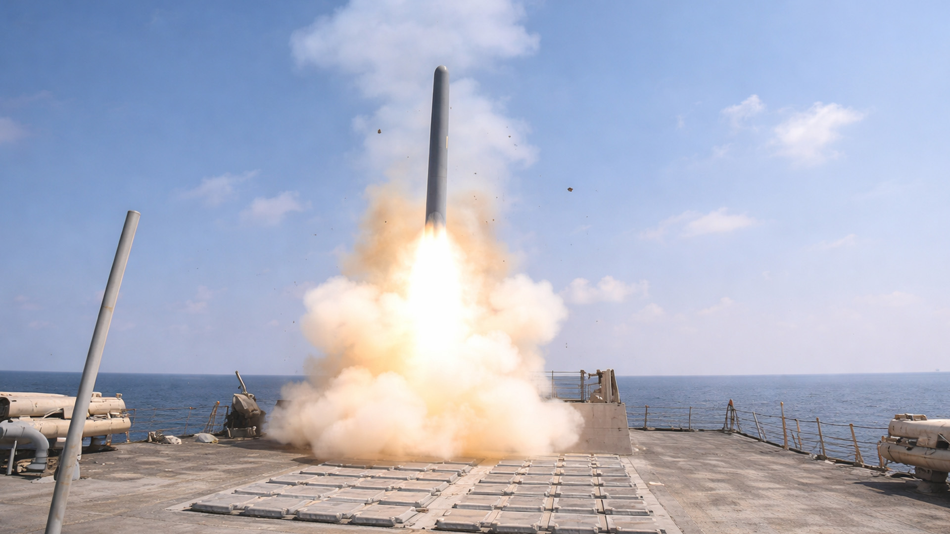 US Navy destroyer begins operation with Tomahawk strike