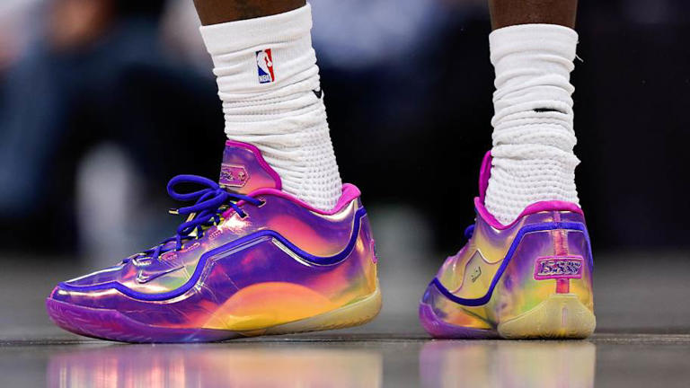Nike designed special shoes for LeBron James' historic game
