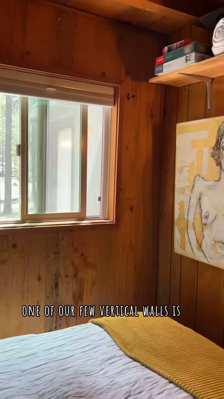 Tour of a 1970's A-frame cabin