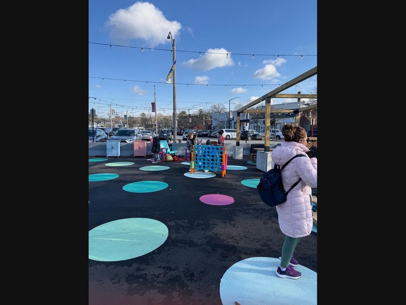 Temporary Newton Plaza to remain open while a long-term one is established