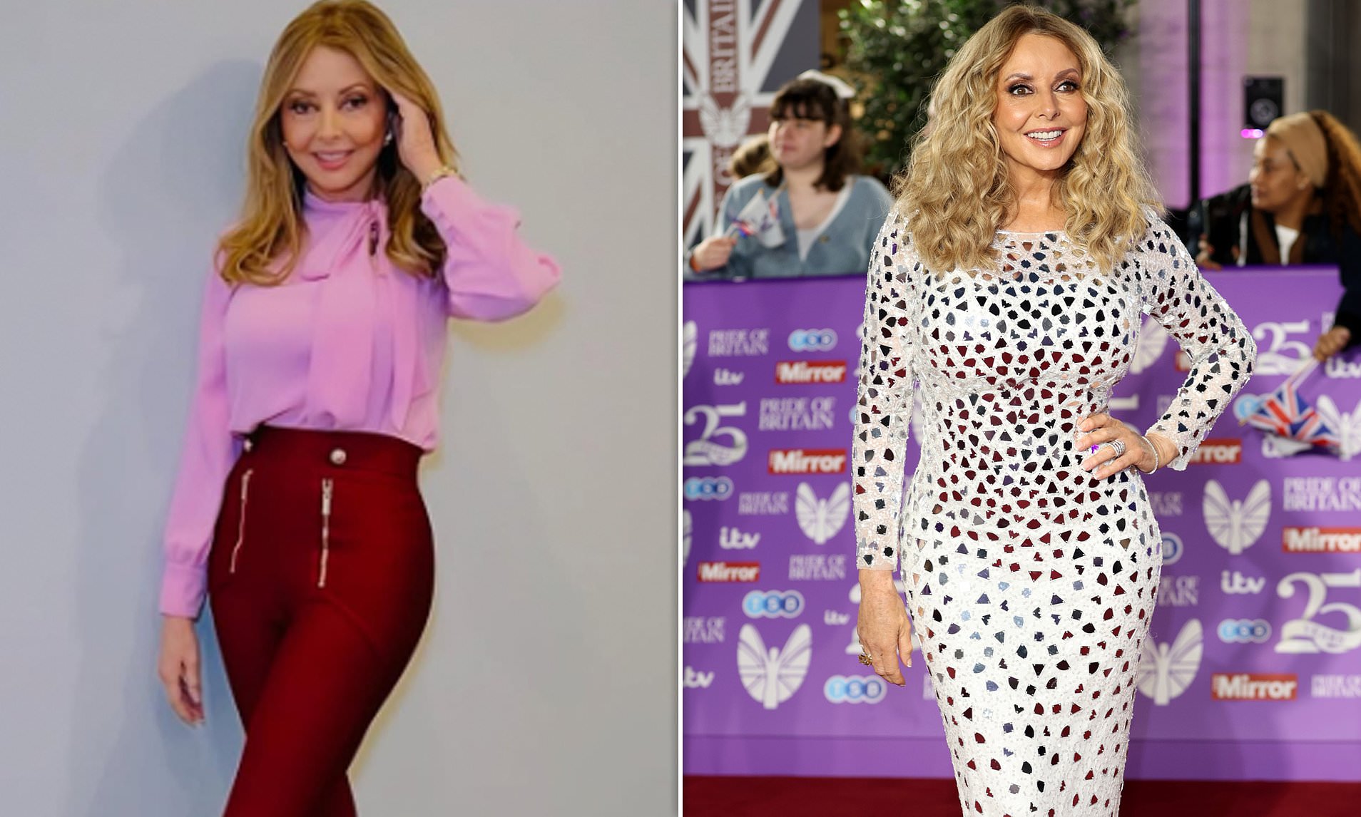 Carol Vorderman, 65, shows off her slimmed-down figure in stylish ...