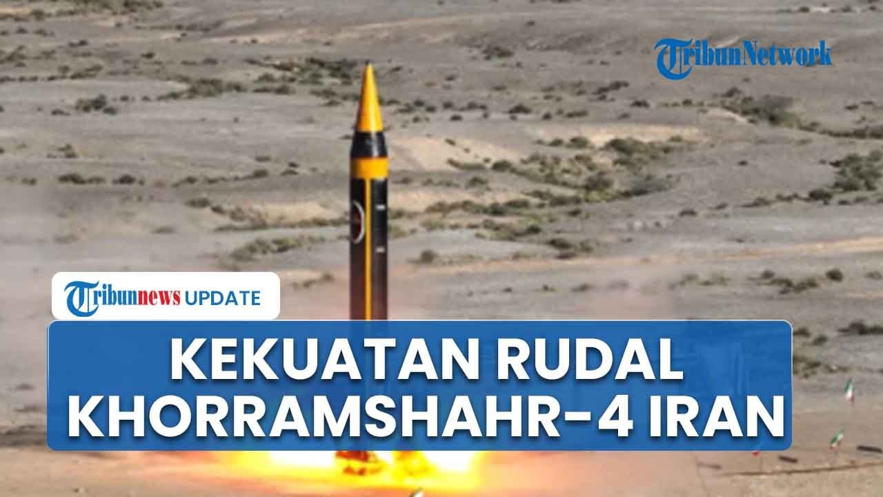 Dahsyatnya kekuatan rudal Khorramshahr 4 Iran yang hantam jantung kota ...