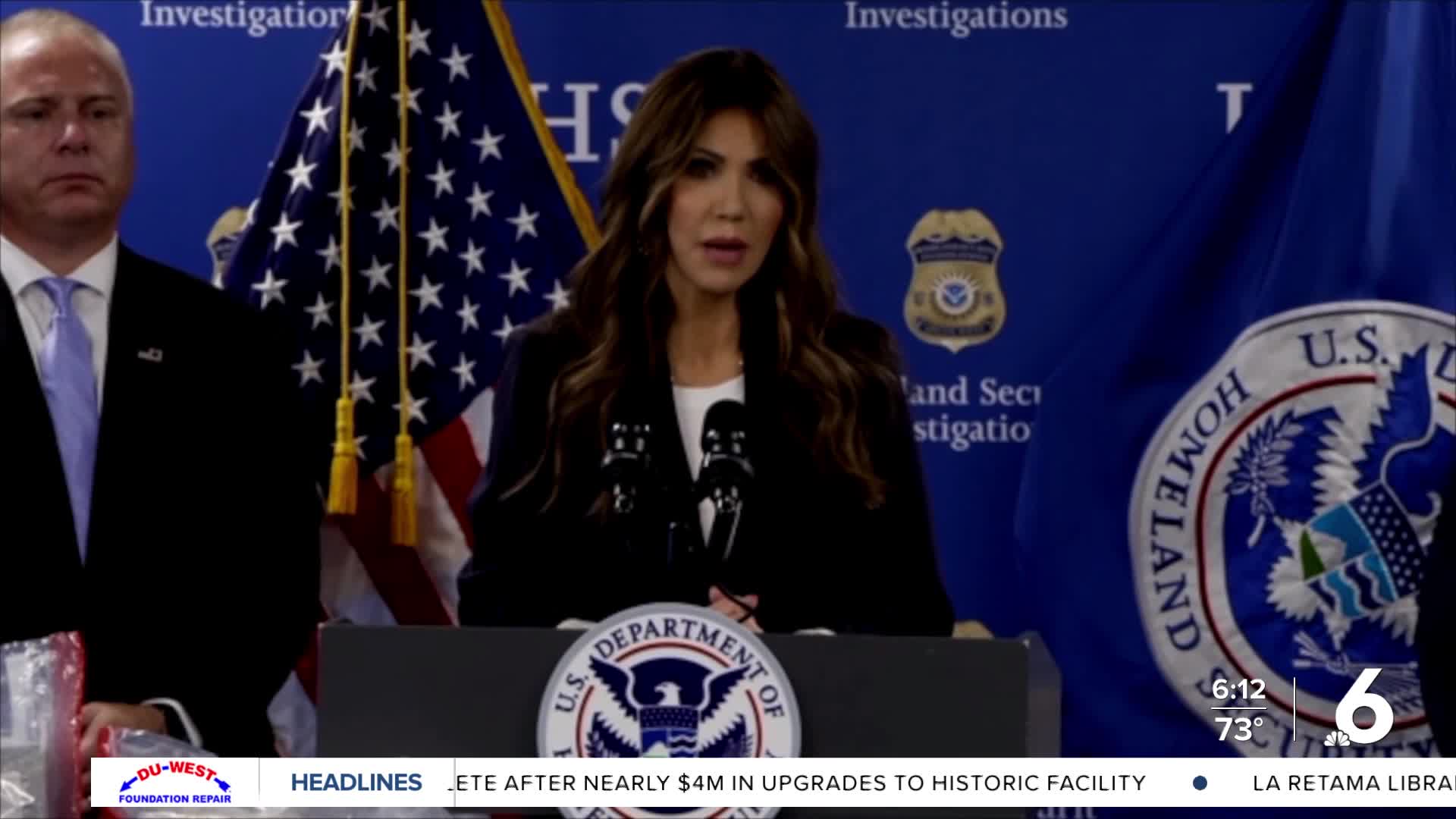 Trump says Noem to leave Homeland Security