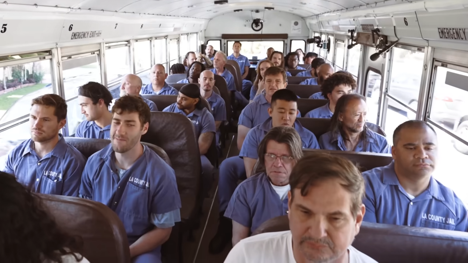 He thought he was driving prisoners - then they tried to escape