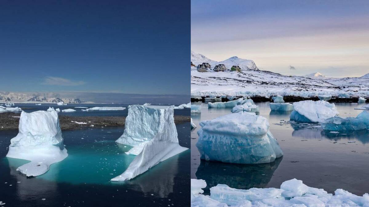 Oceans forming surreal ice shapes in winter